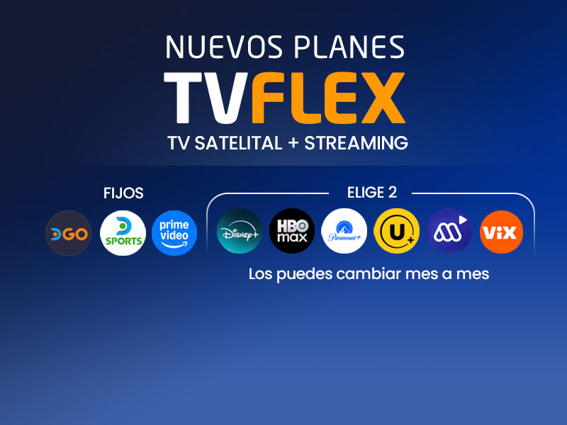 DIRECTV Chile | TV Flex: TV Satelital + Plataformas de Streaming