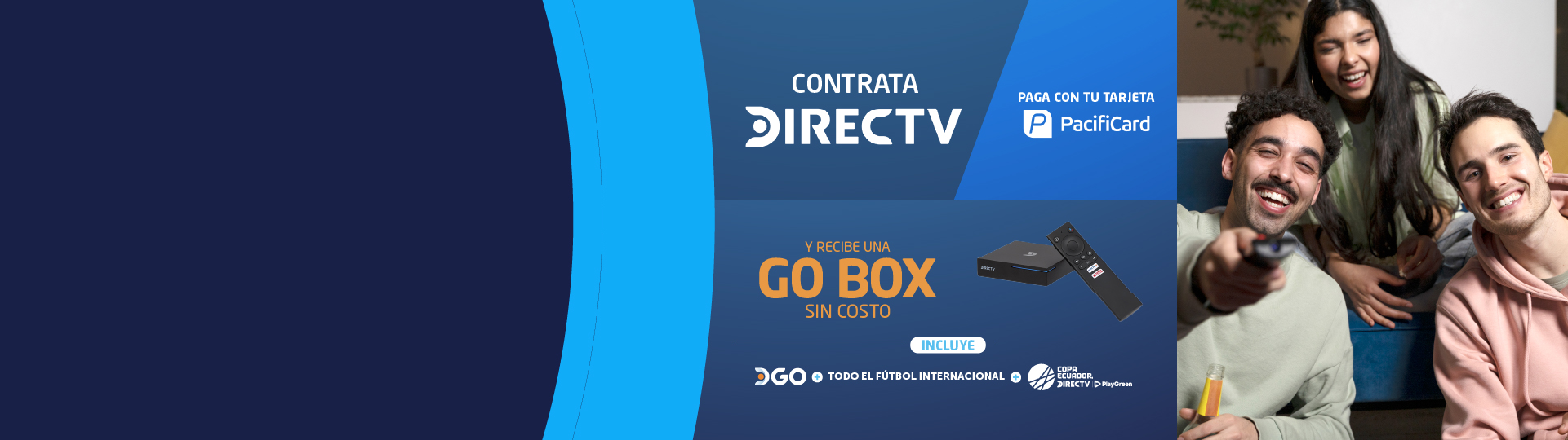 Contrata DIRECTV y recibe una GO BOX sin costo