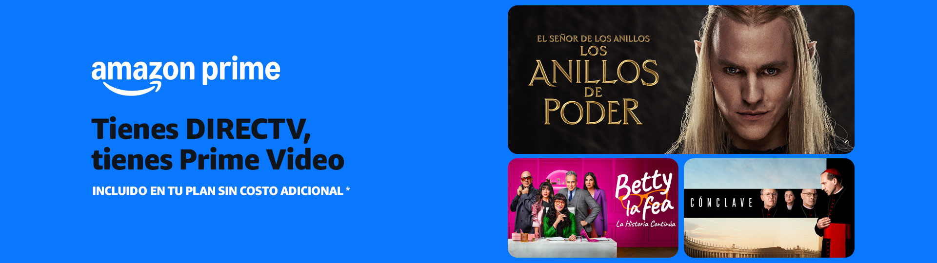 DIRECTV | Planes con Amazon Prime incluido